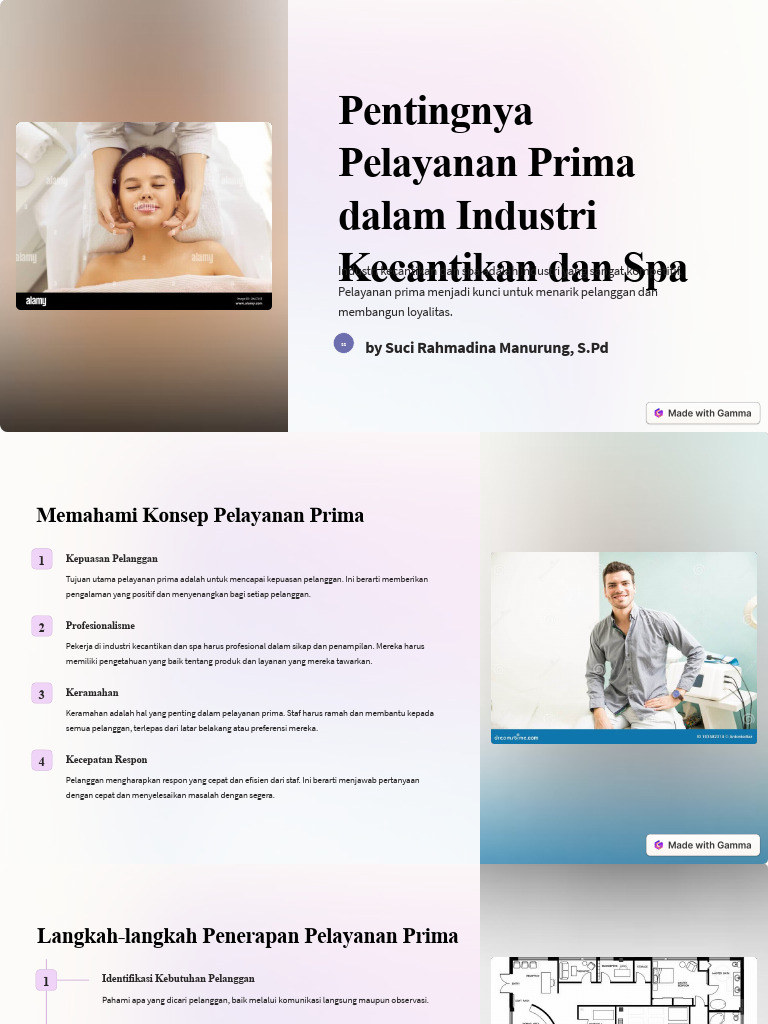 Pentingnya Pelayanan Prima Dalam Industri Kecantikan Dan Spa | PDF | Bisnis