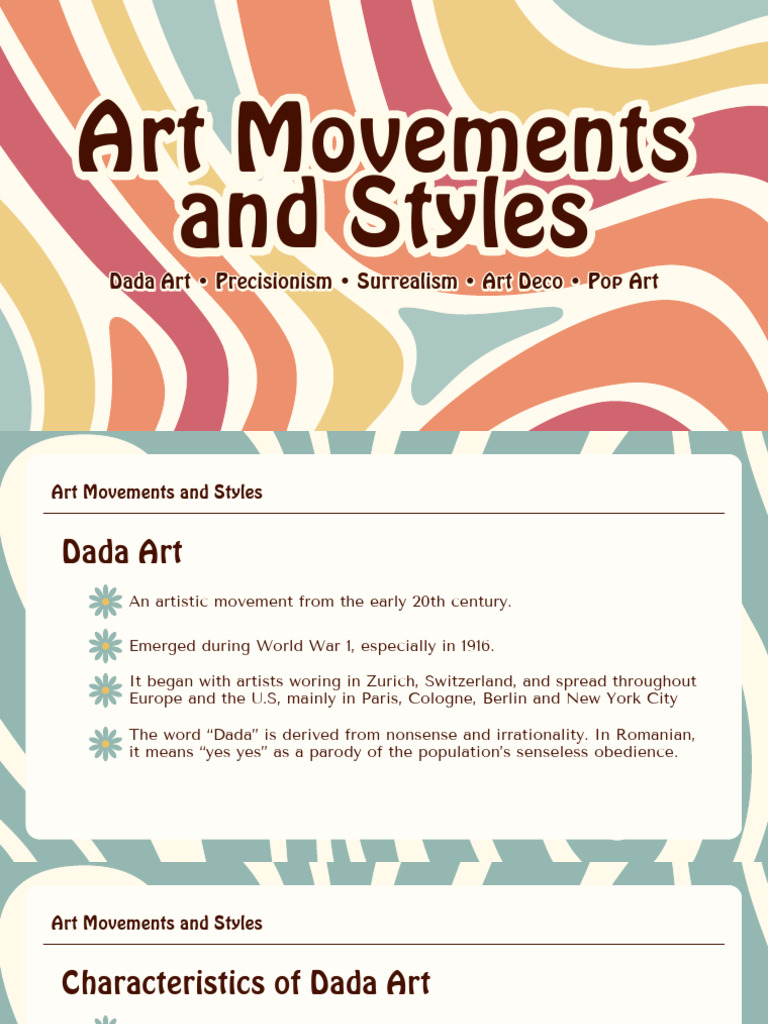(Group 5) Art Movements and Styles | PDF | Art Deco | Modern Art
