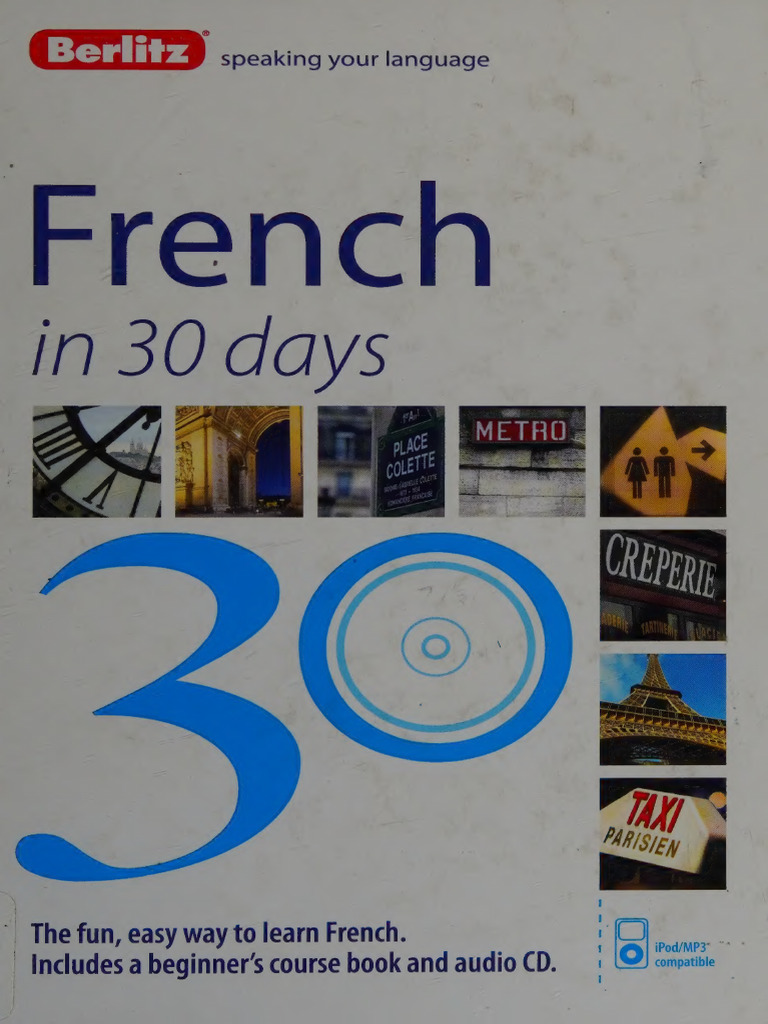 Learn French in 30 Days Guide | PDF | Linguistics | Human Communication