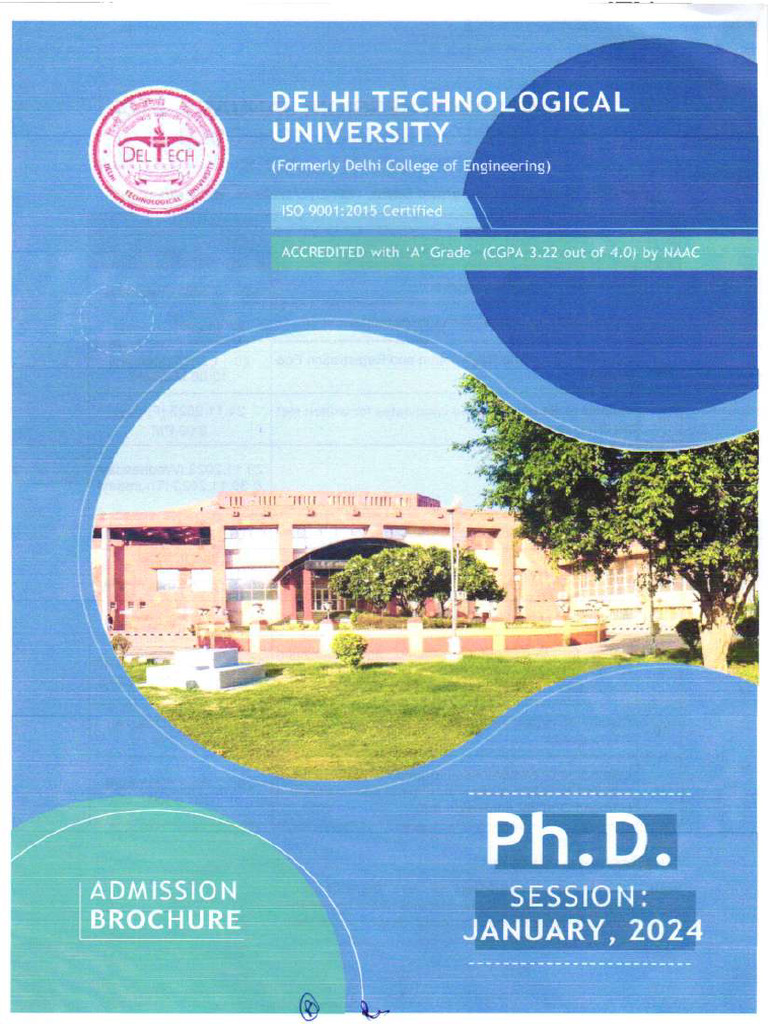 Brochure PHD Dec 2023 Dtu | PDF