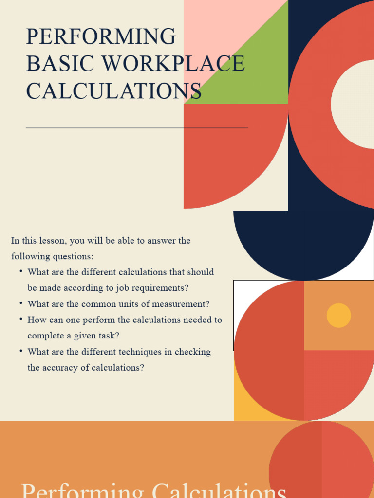 Performing Calculation | PDF | Area | Euclidean Geometry