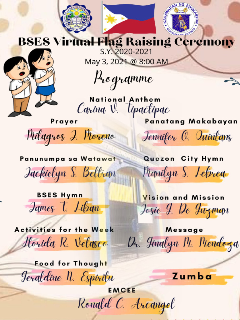 flag raising program | PDF