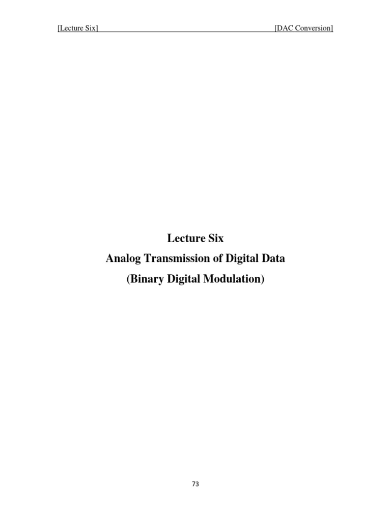 Lect 09 Communications Pdf Modulation Detector Radio