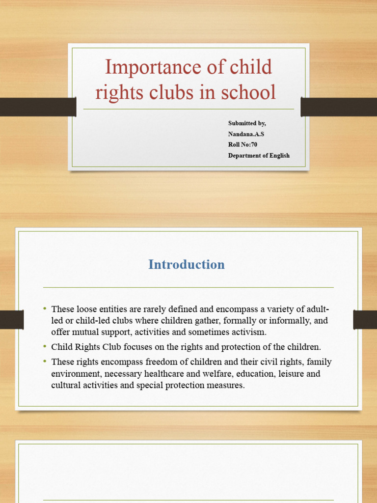 Child Rights and Protection | PDF | Children's Rights | Community