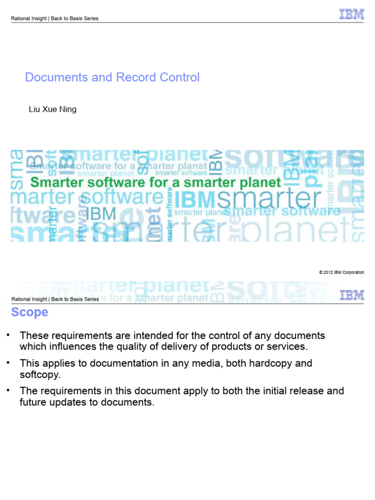 Documents and Record Control | PDF | Information Science | Information ...