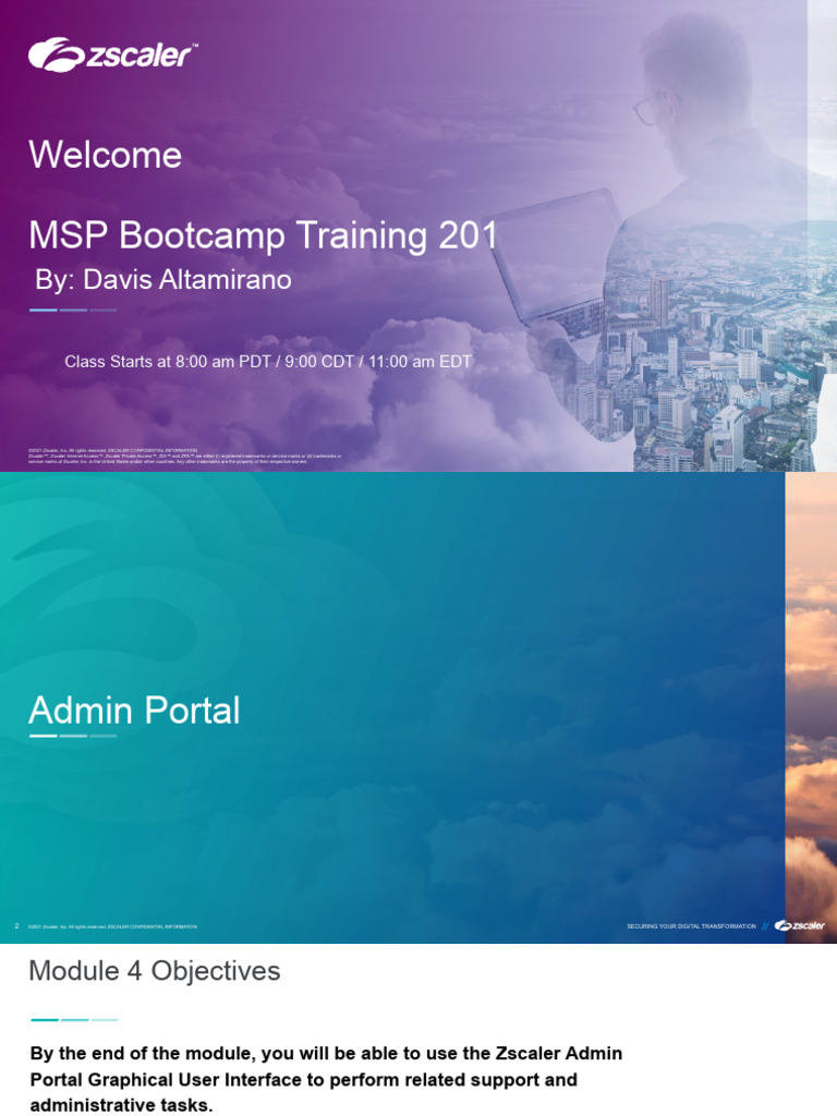 Day 4 - MSP Bootcamp Training 201 | PDF | Proxy Server | Firewall (Computing)