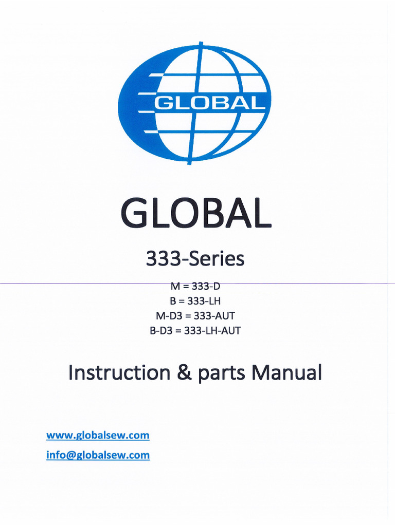 333 Series Instruction Parts Manual | PDF
