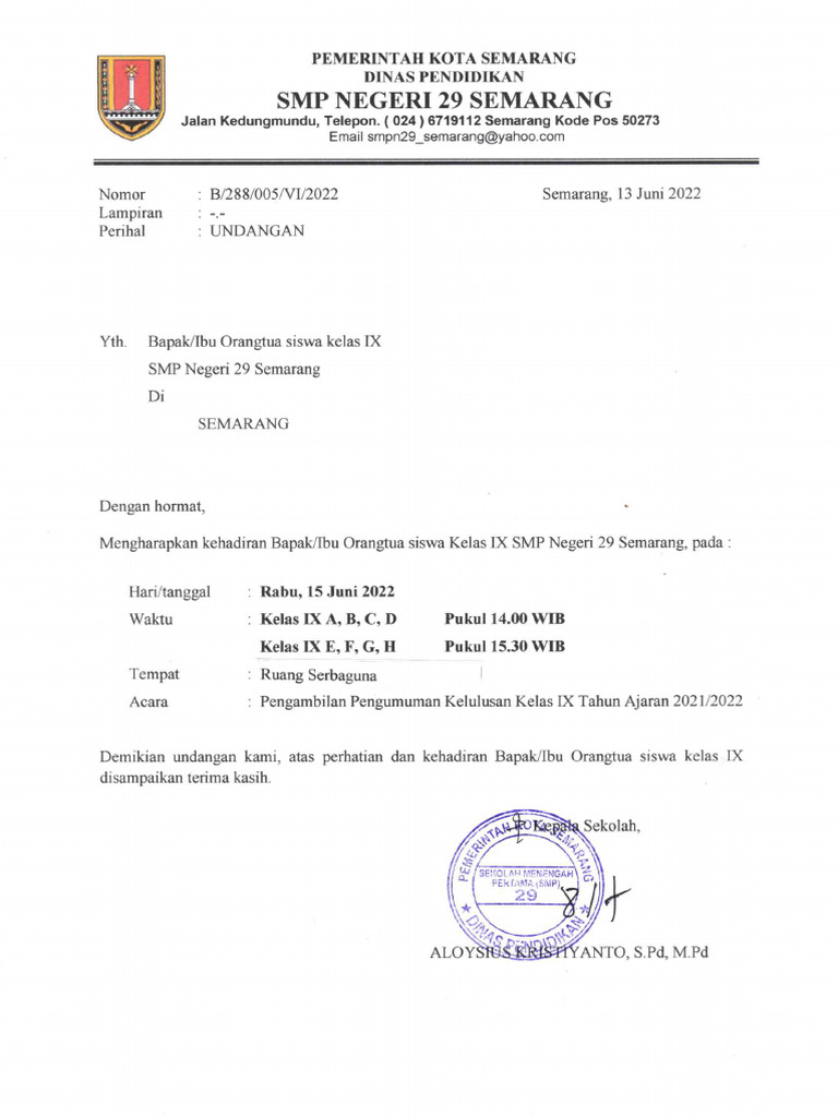 Undangan Kelulusan | PDF