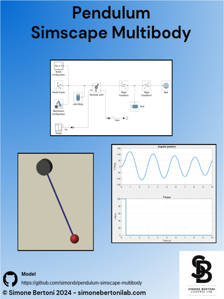 Pendulum Simscape Multibody 1716983574 | PDF | Computers