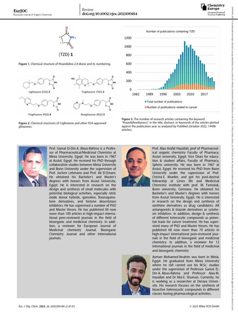 Profiles of Egyptian Chemistry Experts | PDF | Health Sciences ...