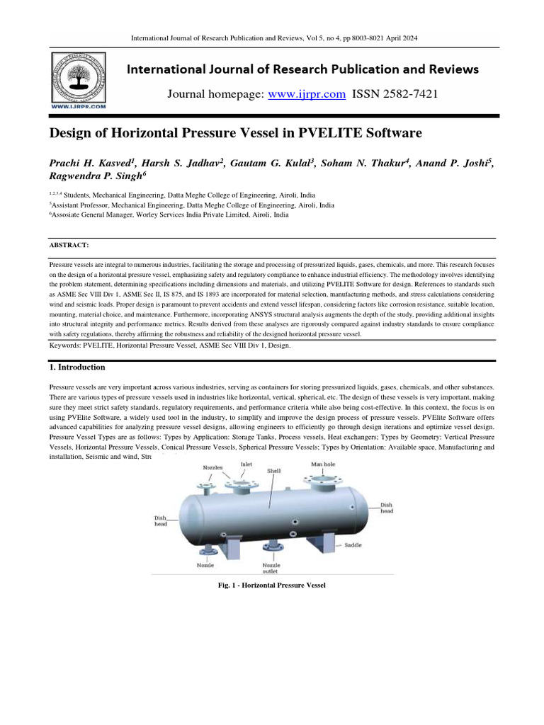 PV Journal Calculation Study | PDF | Welding | Construction