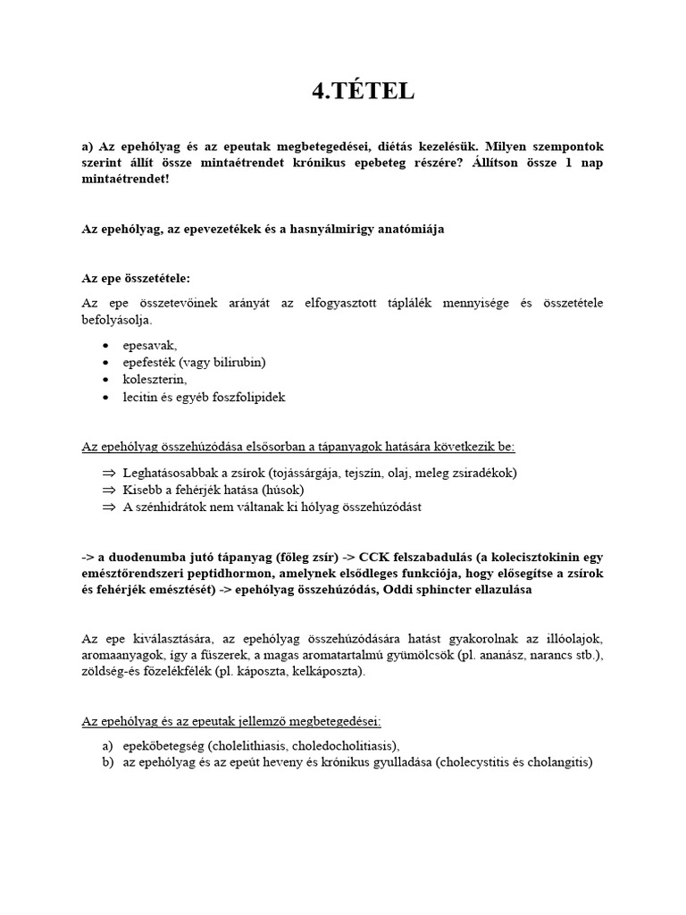 Tétel | PDF
