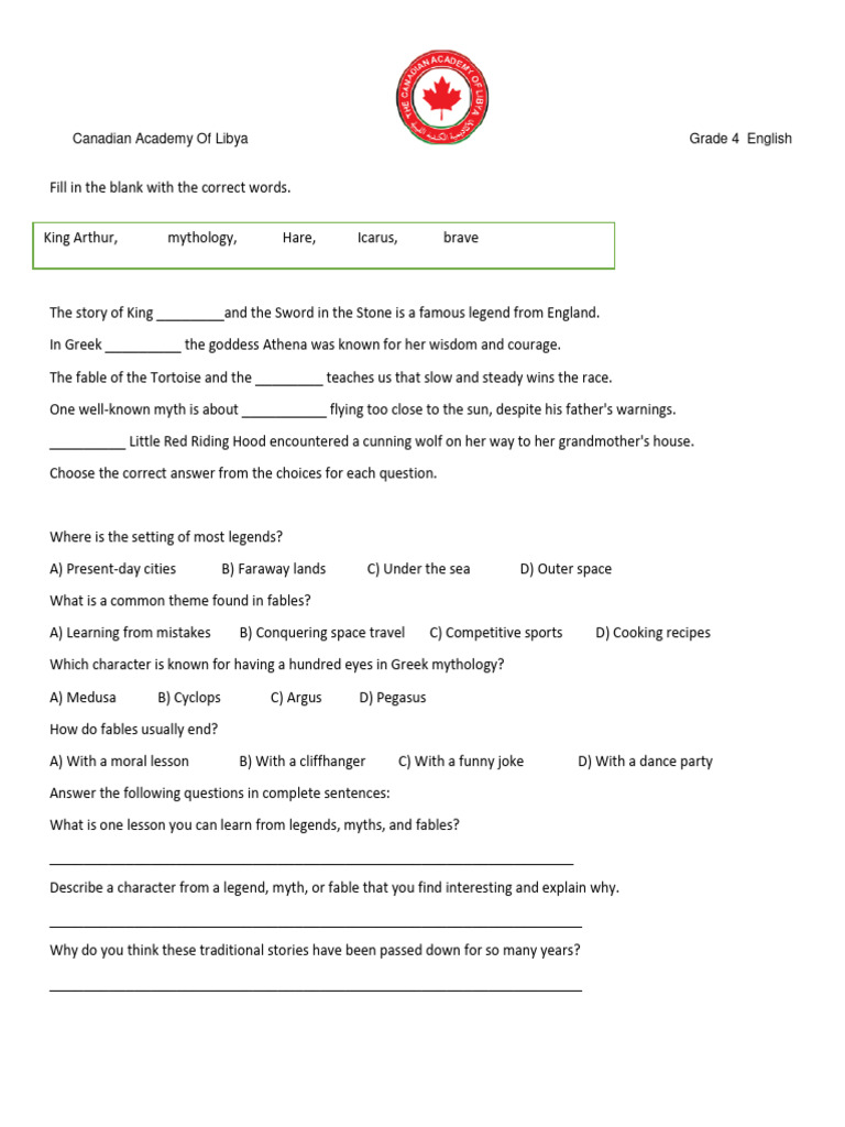 English Work Sheet | PDF