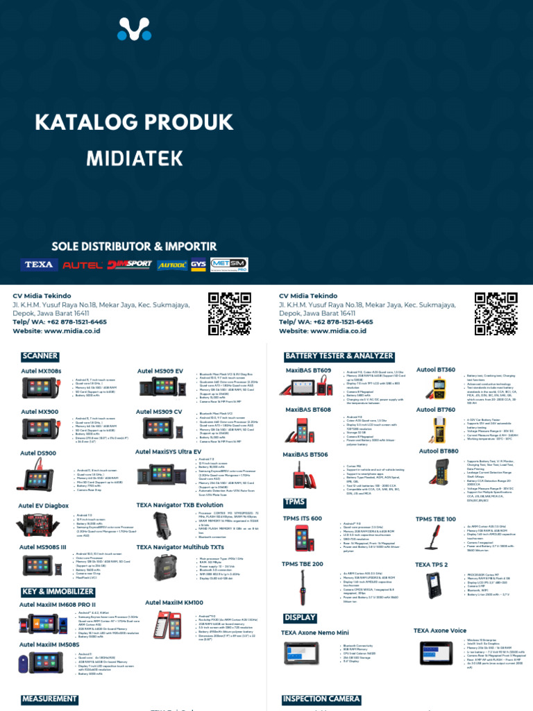 CV Midia Tekindo Contact & Product Info | PDF | Random Access Memory | Usb