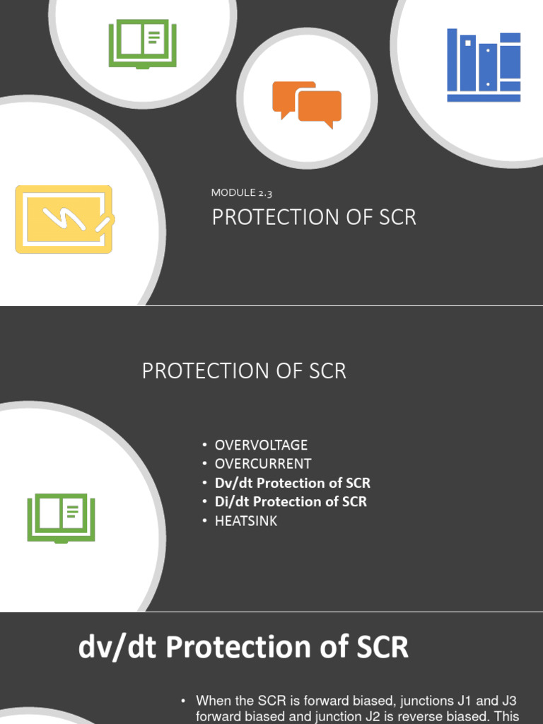 Protectioncircuit Lectuer SCR | PDF