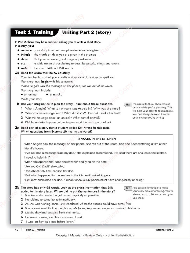 STORY WRITING Trainer 2 | PDF