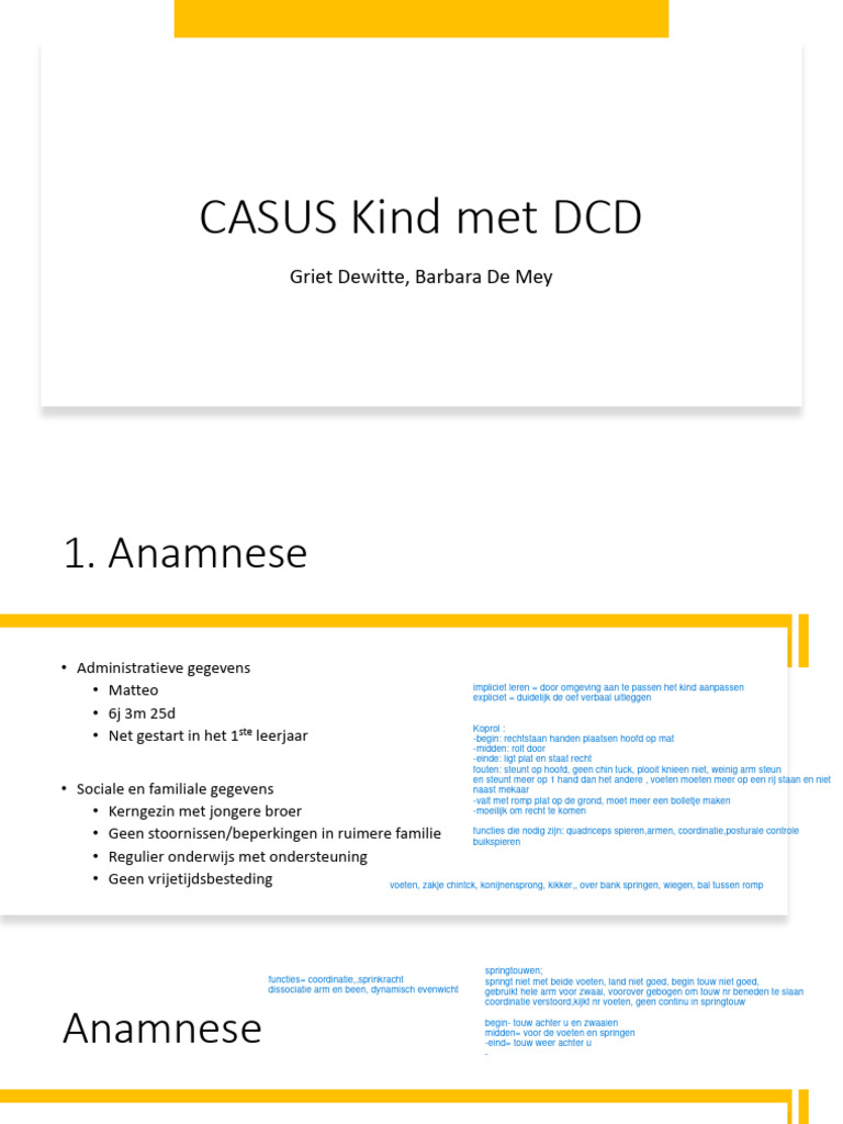 DCD Praktijk | PDF