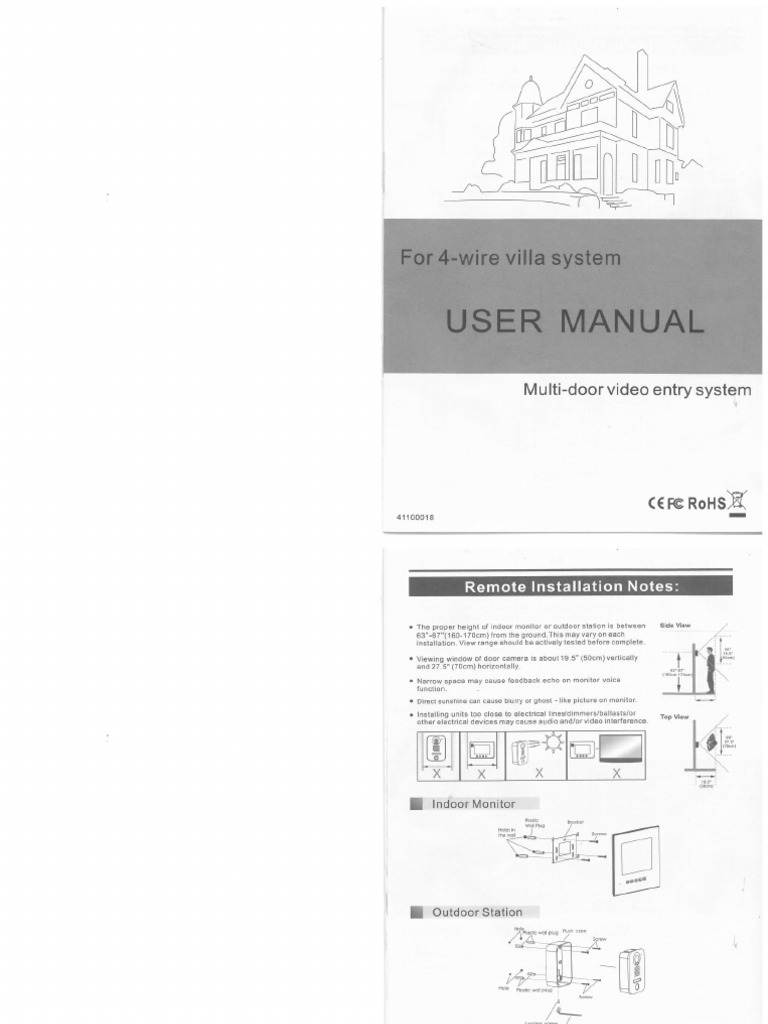 Nice Video - Intercom - Manual | PDF