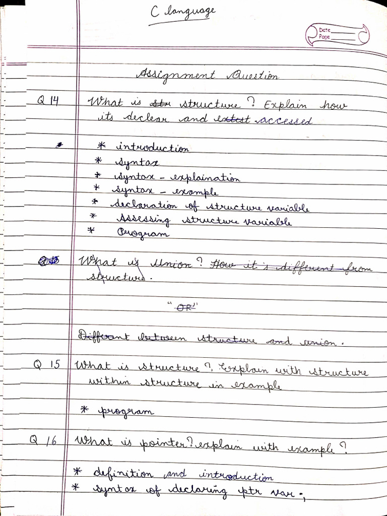2 Assignment C Language | PDF