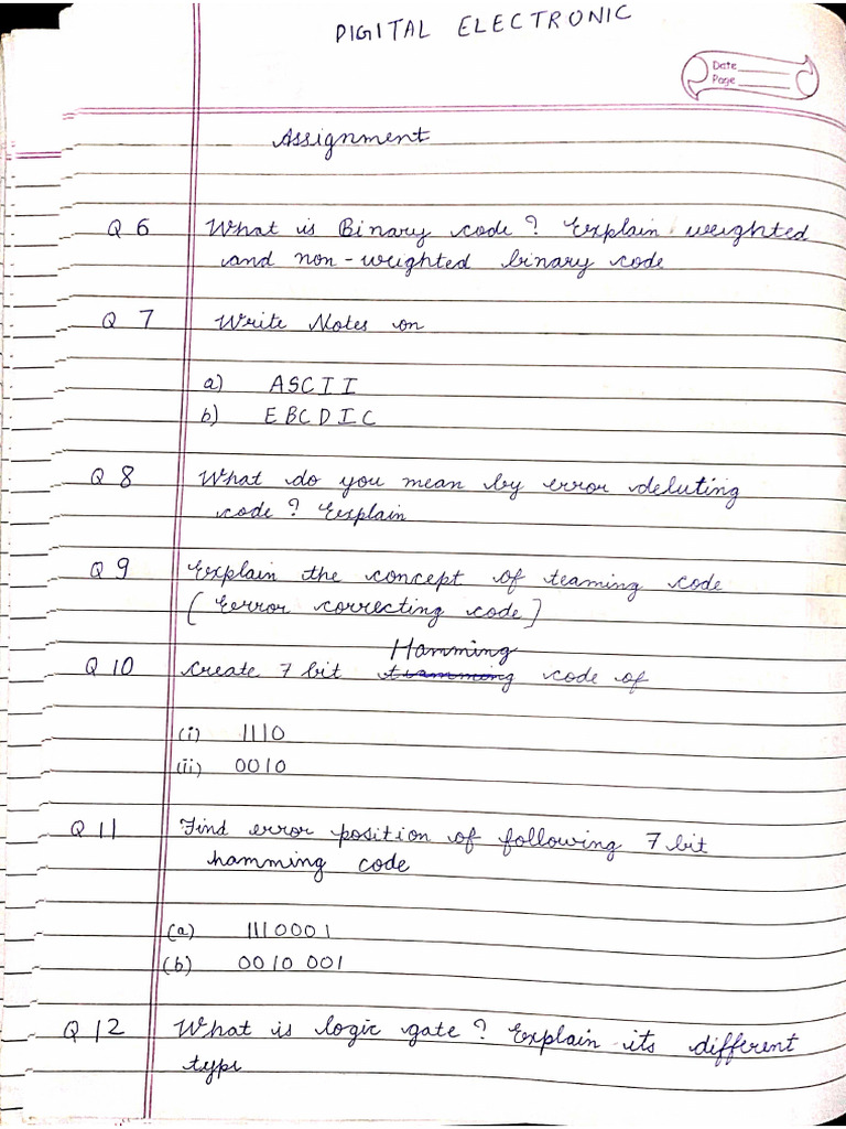 2 Assignment Digital Electronic | PDF