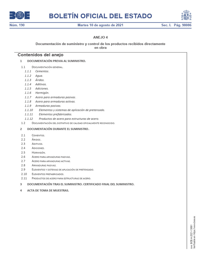 Cod Estructural Anejo-4 | PDF