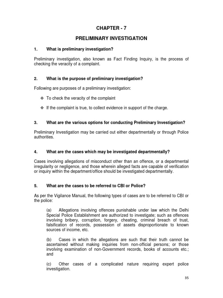 Preliminary Investigation Procedures | PDF | Government | Justice