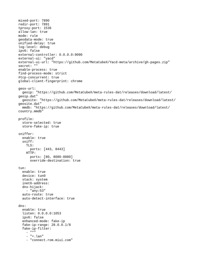 Configuration Yaml | PDF | Transport Layer Security | Proxy Server
