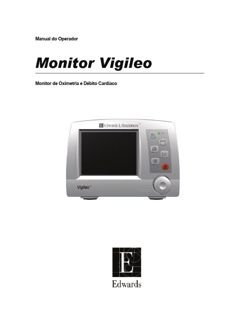 Manual Monitor Vigileo | PDF | Patente