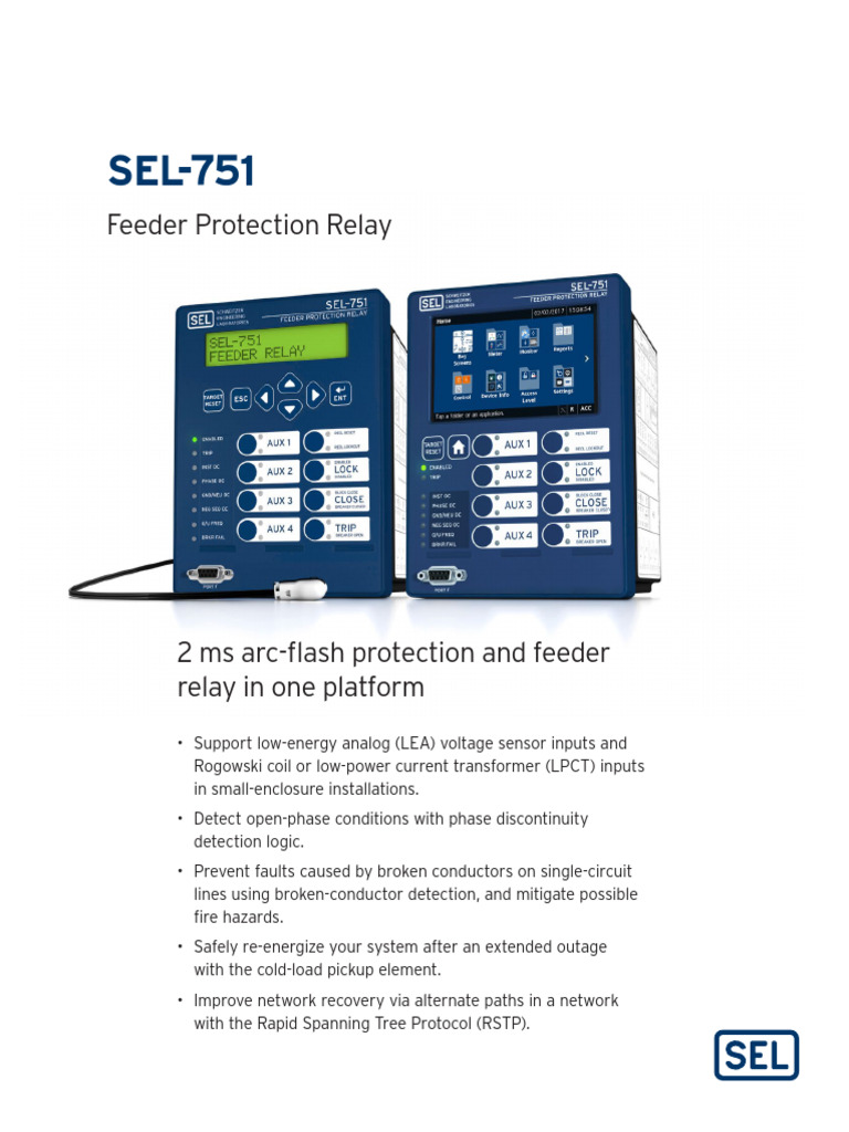 751 PF00254 | PDF | Alternating Current | Relay