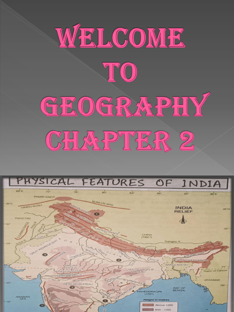 Geography Class Chapter 2 PHYSIOGRAPHY of INDIA | PDF | Himalayas ...