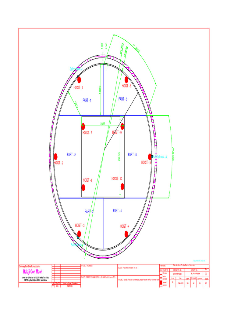 DWG 004 Outer And Inner Dimensions | PDF