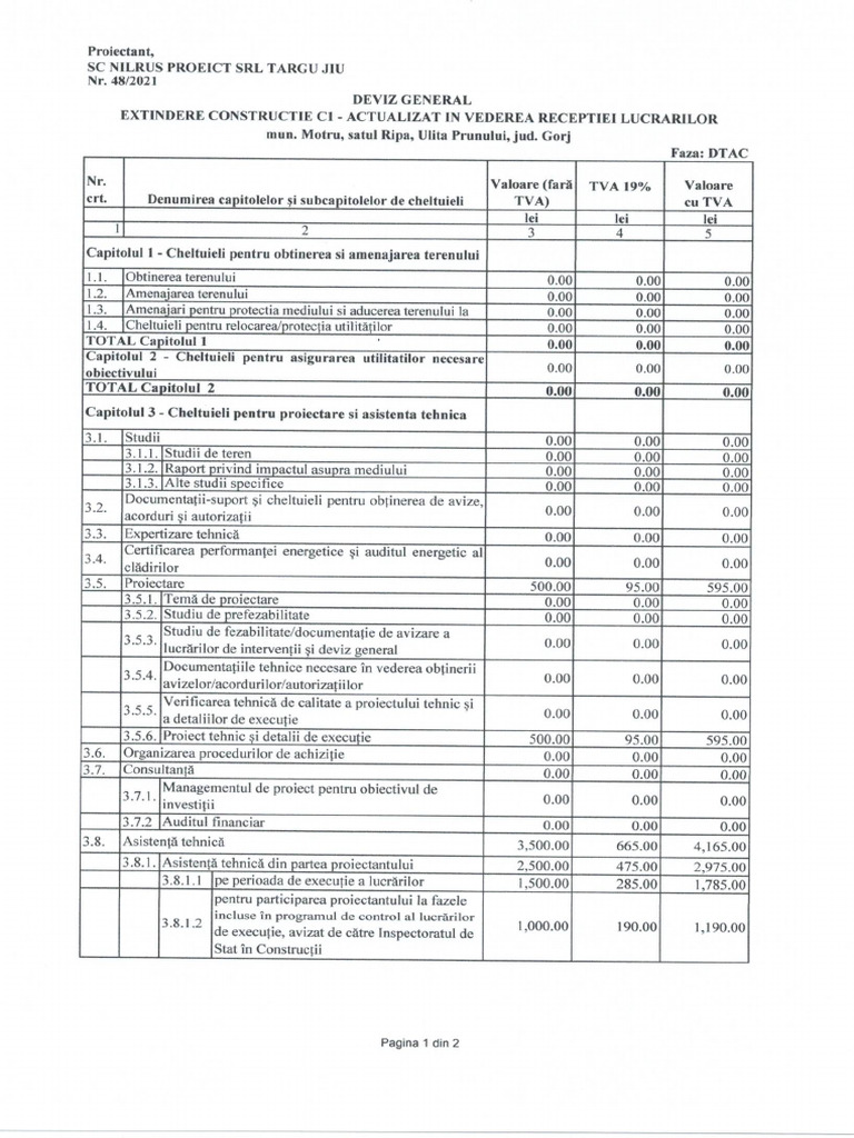 Deviz Actualizat | PDF
