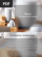 Tesco Supply Chain Management Overview | PDF | Tesco | Retail