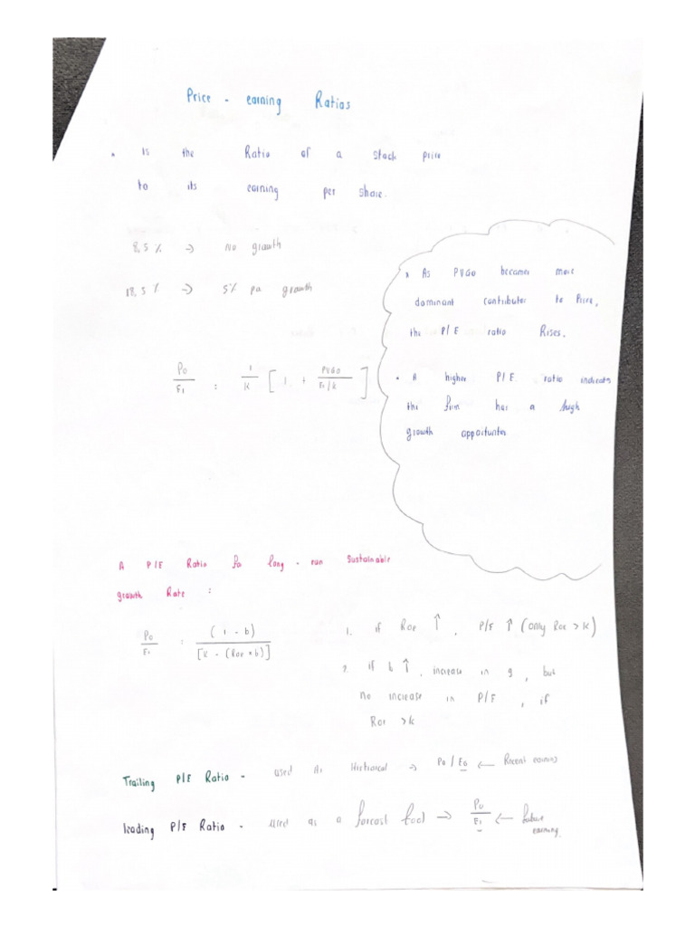 Ratios - Notes | PDF