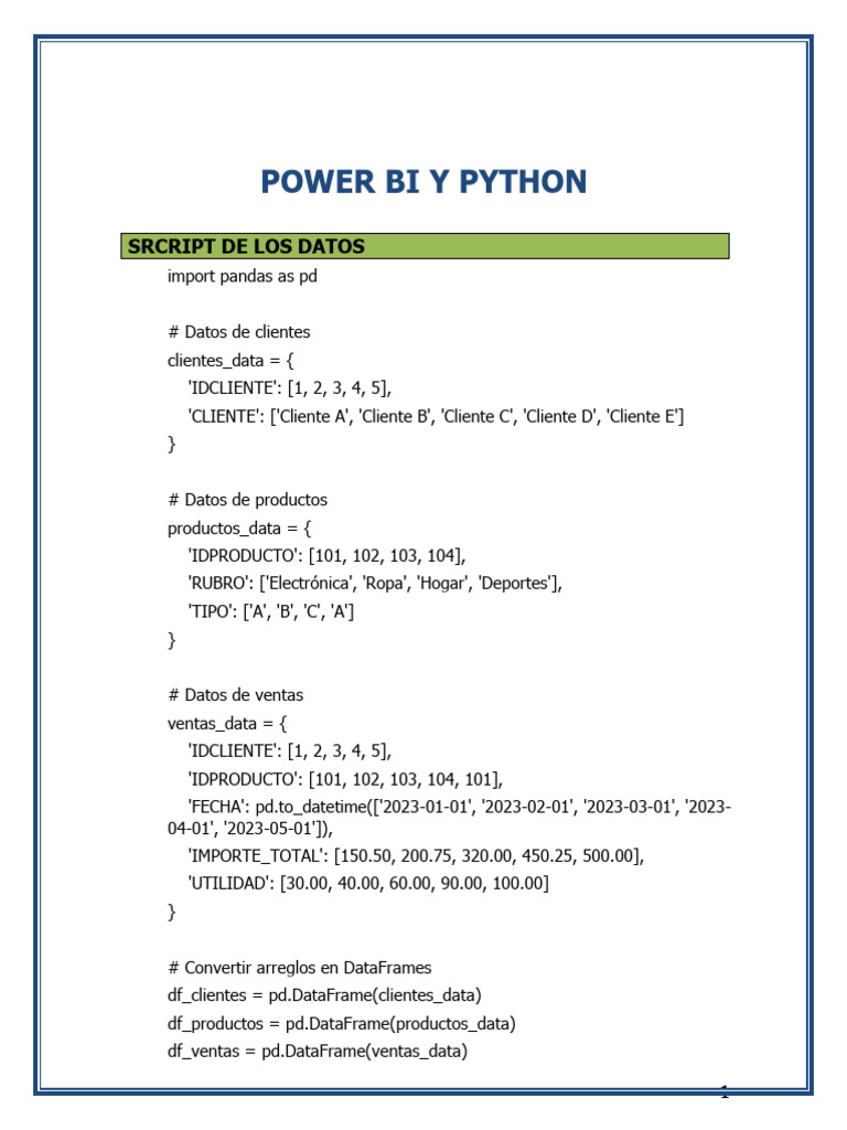 POWER BI PYTHON-03-Angely | PDF | Programación de computadoras | Informática