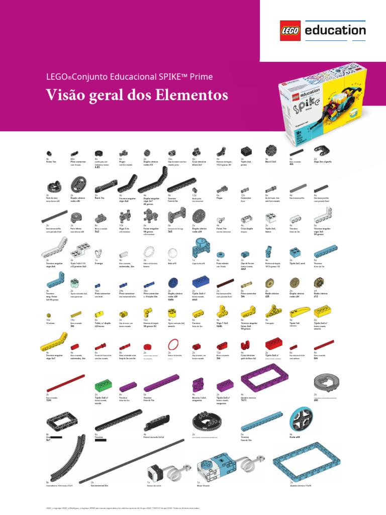 Visão Geral Dos Elementos Spike Prime | PDF | Engenharia Civil