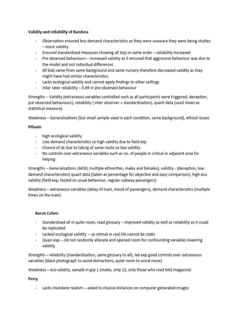 Validity and Reliability | PDF | Rapid Eye Movement Sleep | Sleep