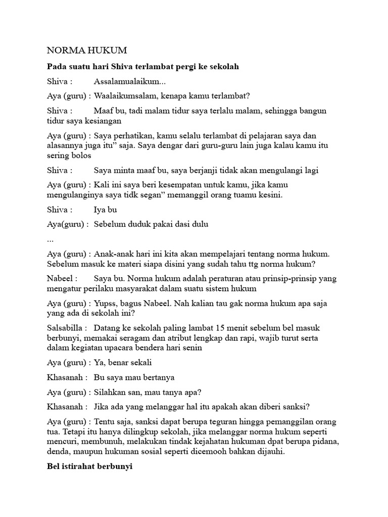 Naskah Drama PPDK | PDF