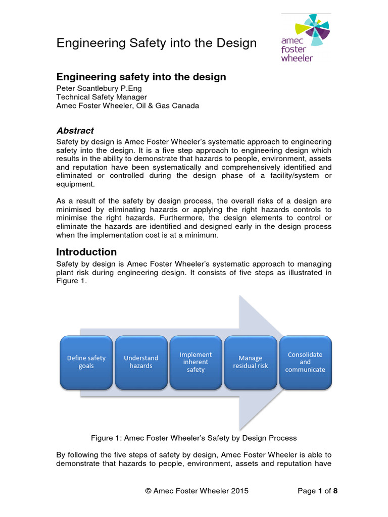 Engineering20safety20into20the20design20 20Peter20Scantlebury 1 | PDF ...