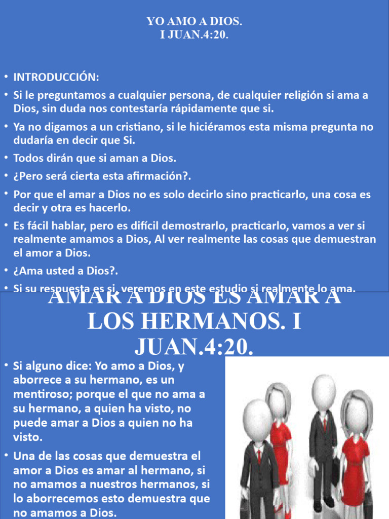 Yo Amo A Dios. | PDF | Amor | Vida eterna (cristianismo)