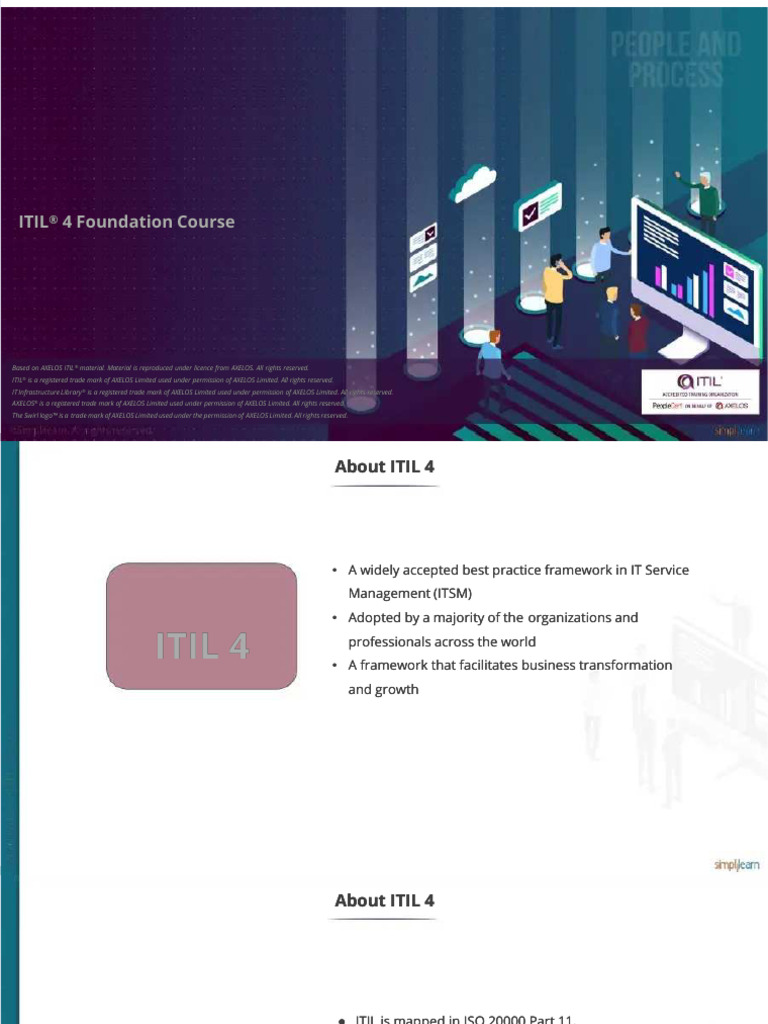 Itil 4 Foundation Course | PDF | Science & Mathematics