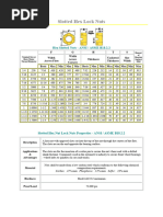 Hex Key Chart | PDF | Screw | Mechanical Engineering