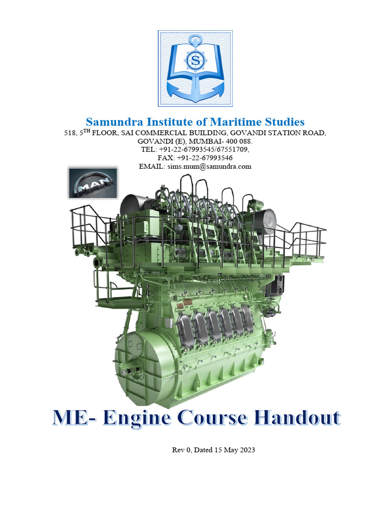 ME Engine Training Course Overview | PDF | Engines | Internal ...