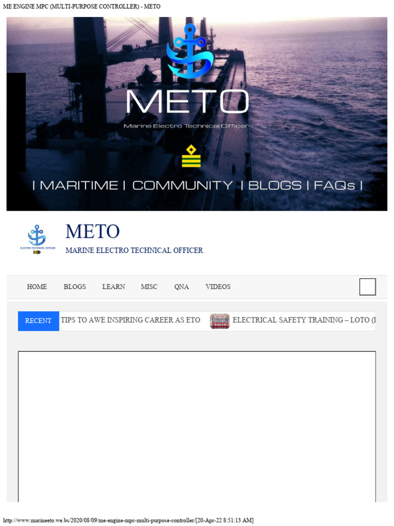 Me Engine MPC (Multi-Purpose Controller) - Meto | PDF | Microcontroller ...
