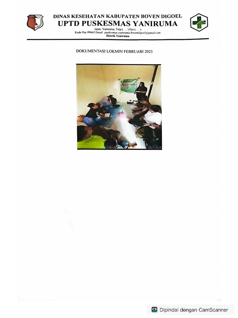 4.3.1.e. Dokumentasi Lokmin Bulanan | PDF