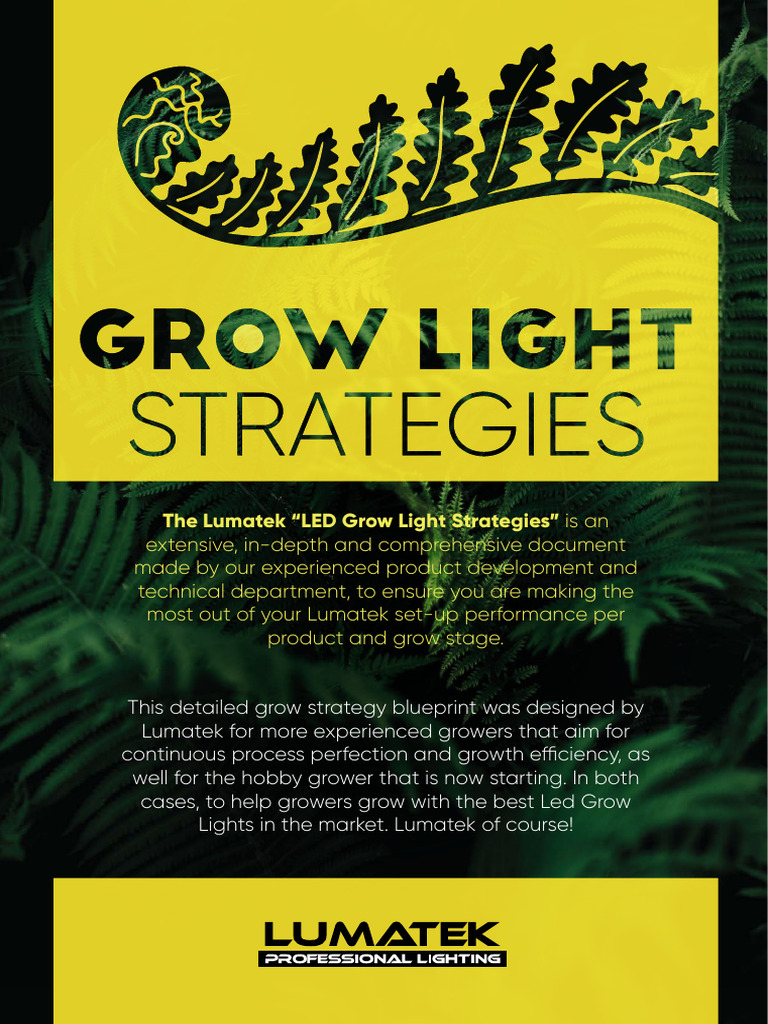 Lumatek Grow Light Strategies | PDF