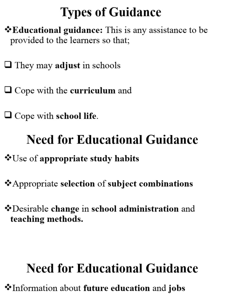 Lecture 3 Types of Guidance | PDF | Learning | Behavior Modification