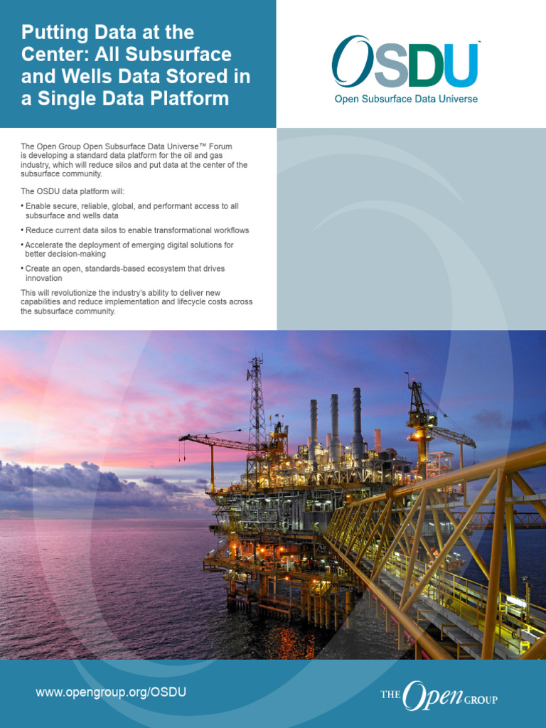 OSDU Brochure July-WEB | PDF | Cloud Computing | Metadata