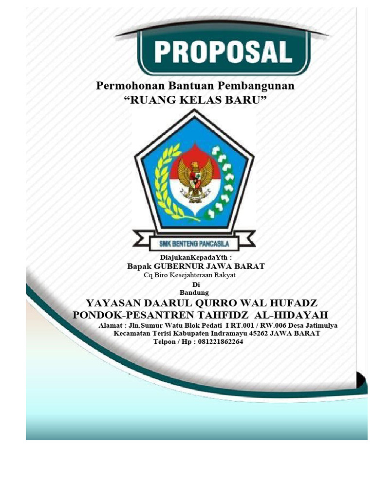 PROPOSAL BANPROP PAK AZIS | PDF