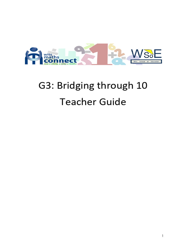GR 3 Bridging Through Ten Activities | PDF | Cognition | Learning